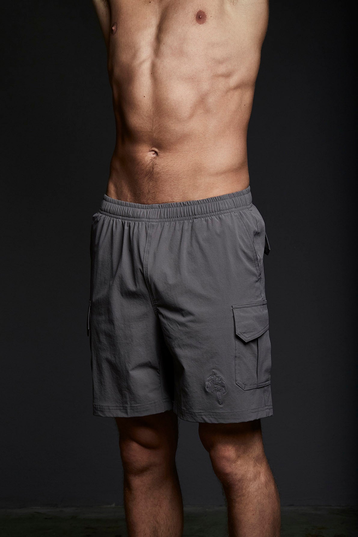 DTC, CARGO SHORTS - DARK GREY – barsk.dk