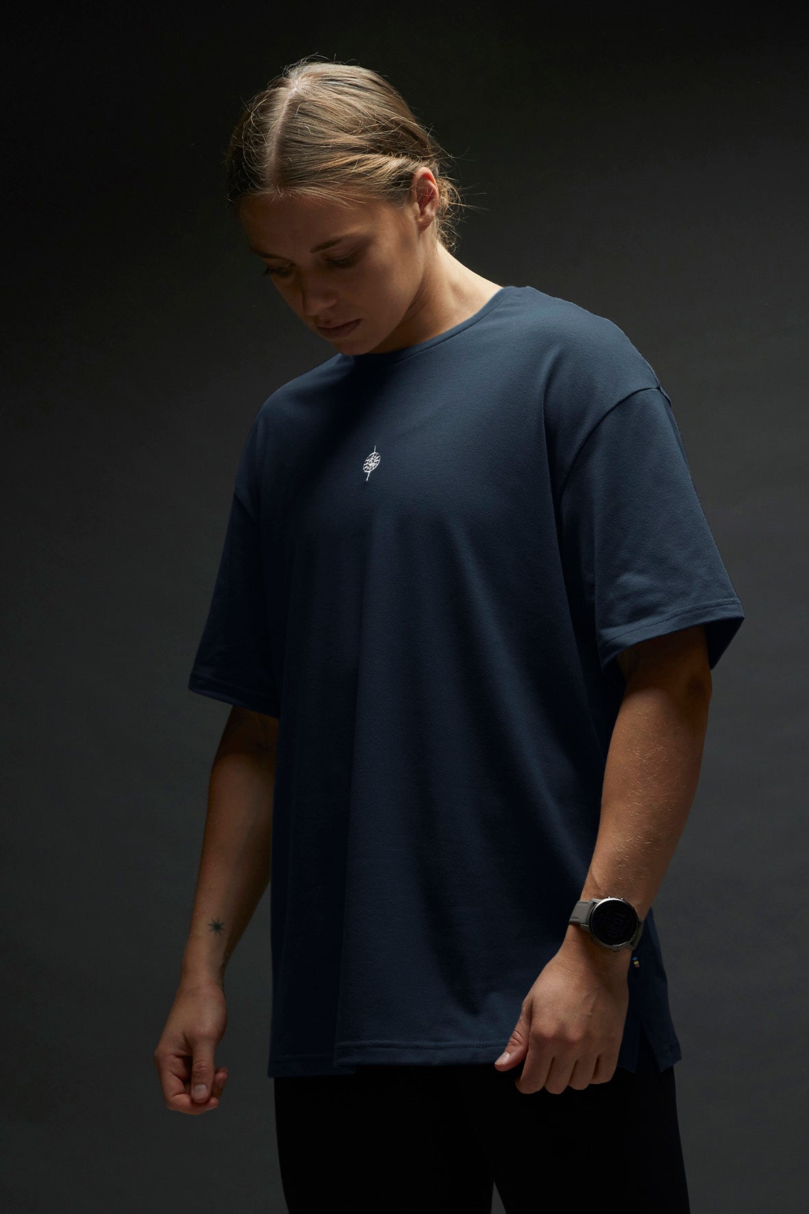 Big Bertha tee - NAVY. – barsk.dk