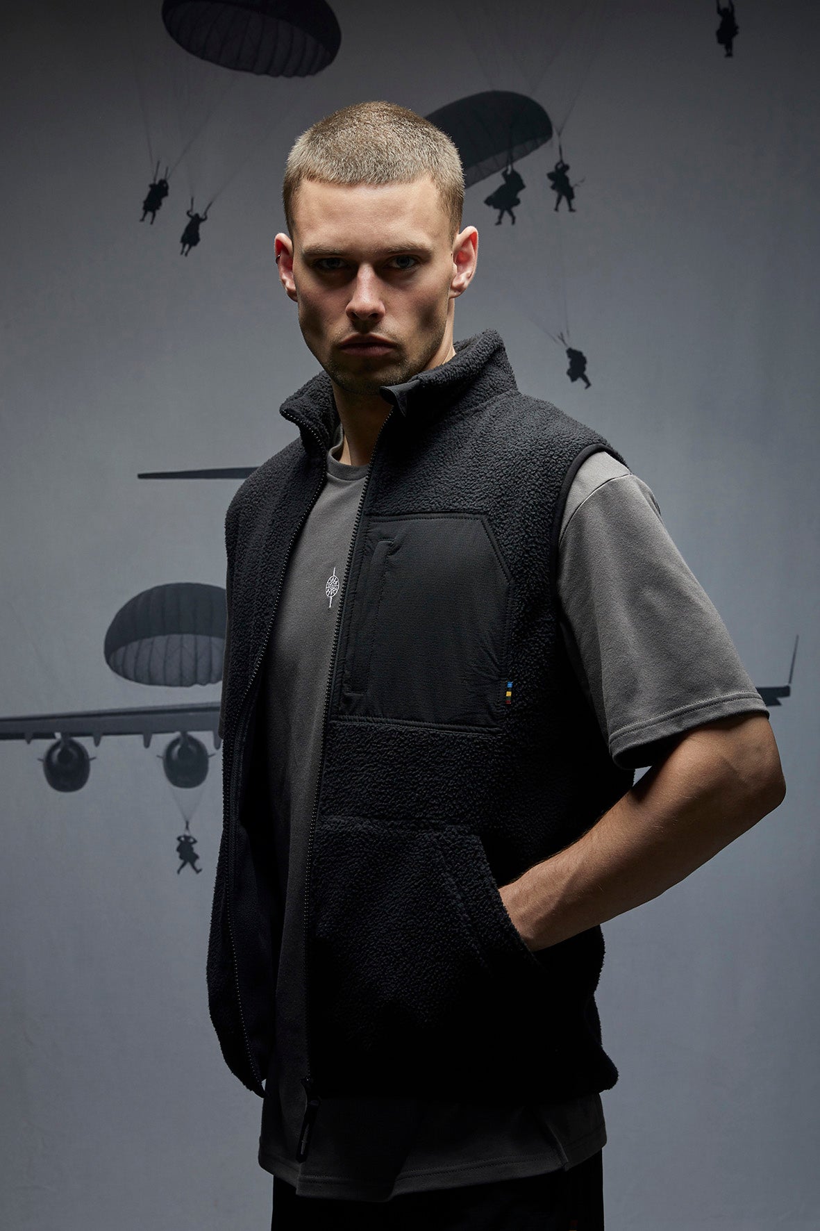 SNIPER FLEECE VEST - BLACK – barsk.dk