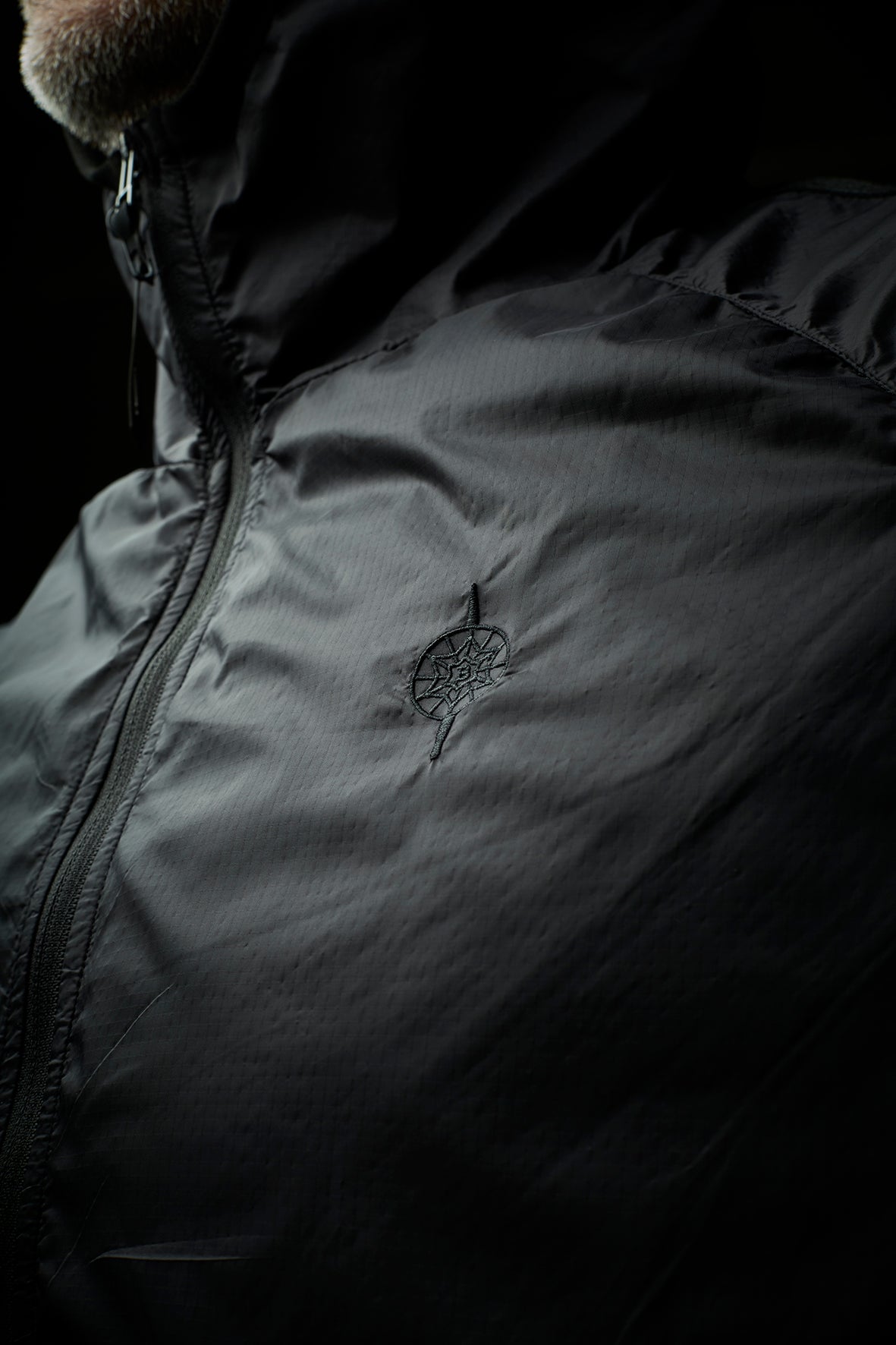 Platoon full zip jacket - Black – barsk.dk