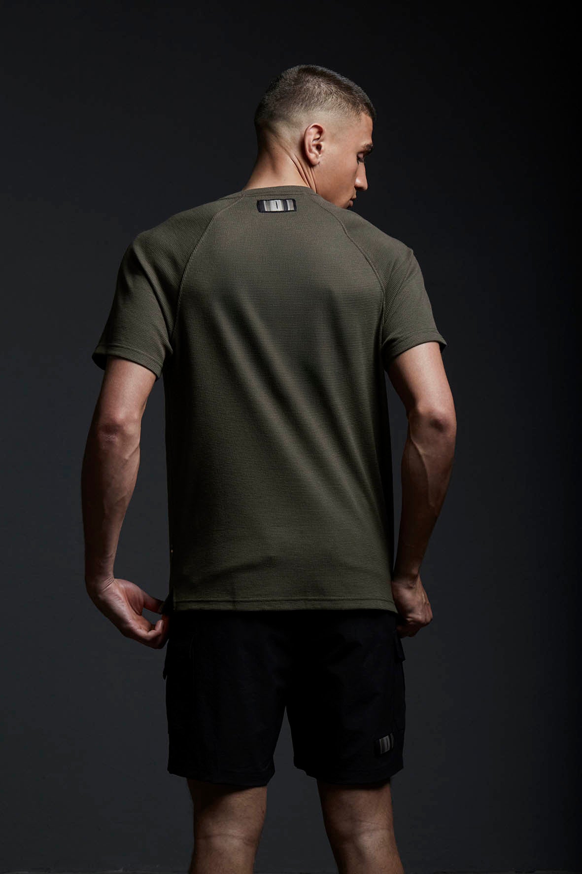 DTC WAFFLE BATTLE TEE - DARK GREEN – barsk.dk