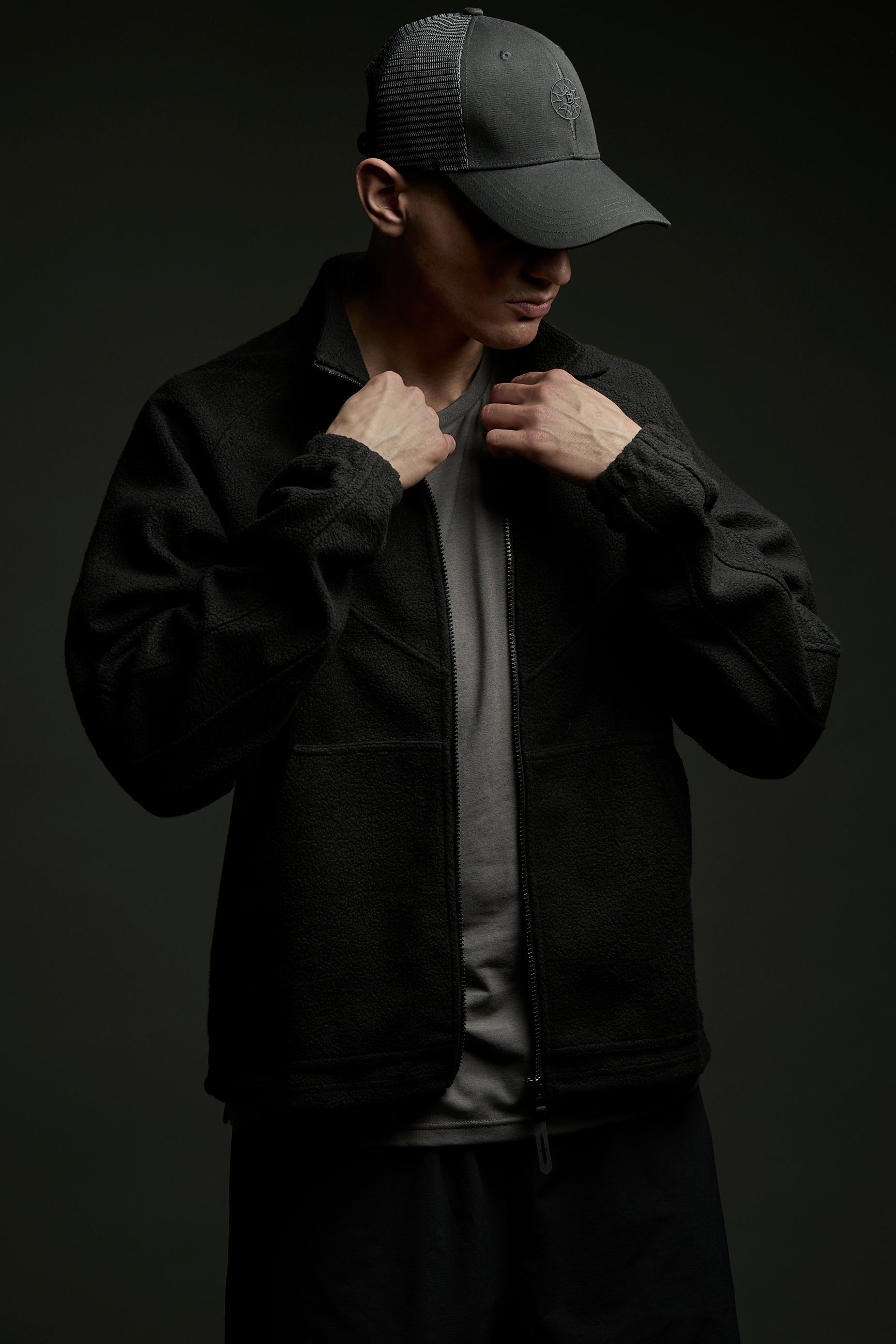 STEALTH FULL ZIP FLEECE JACKET – barsk.dk